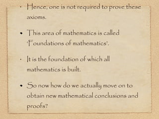 Proof in Mathematics | PPT