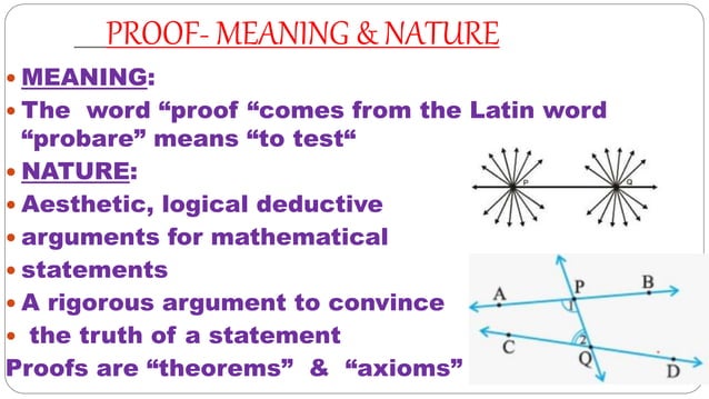 Proof meaning nature & its types | PPTX | Physics | Science