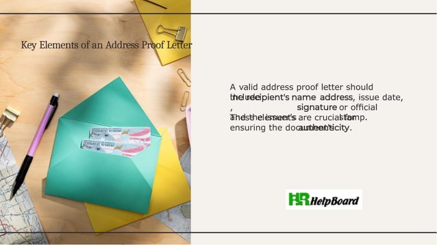 Proof of Address, Proof Letter for Passport | PPT