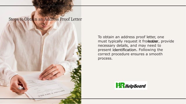 Proof of Address, Proof Letter for Passport | PPT