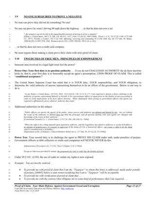 Proof of Claim: Your Main Defense Against Government Greed and ...