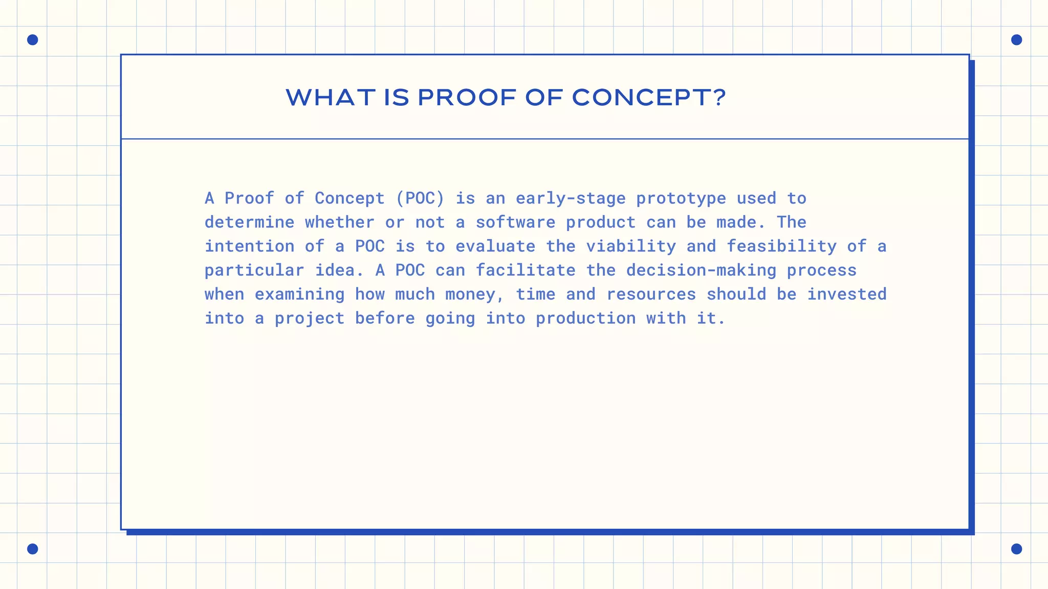 What is PoC in Software Development | PDF