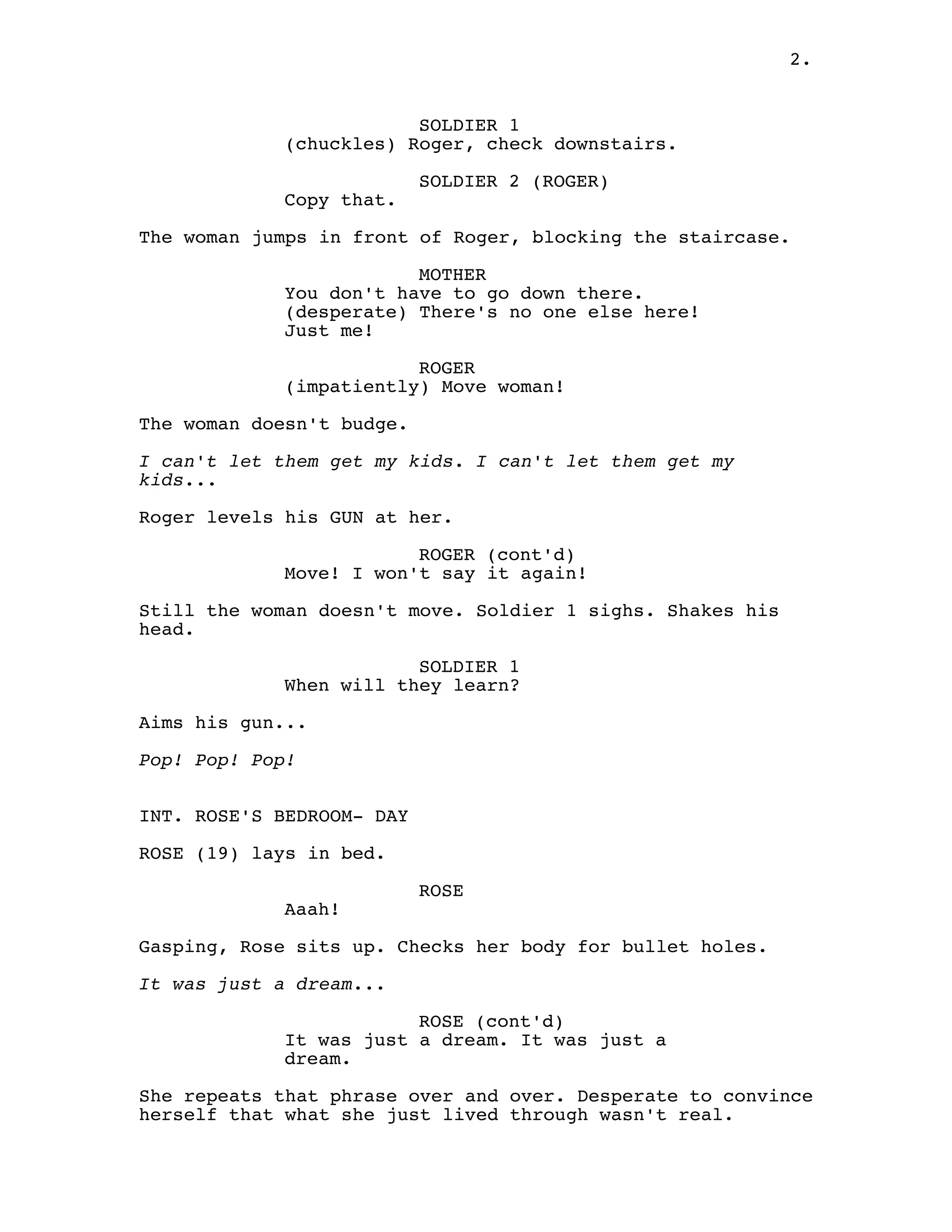 Proof of Concept Script: "Killer Dreams" | PDF