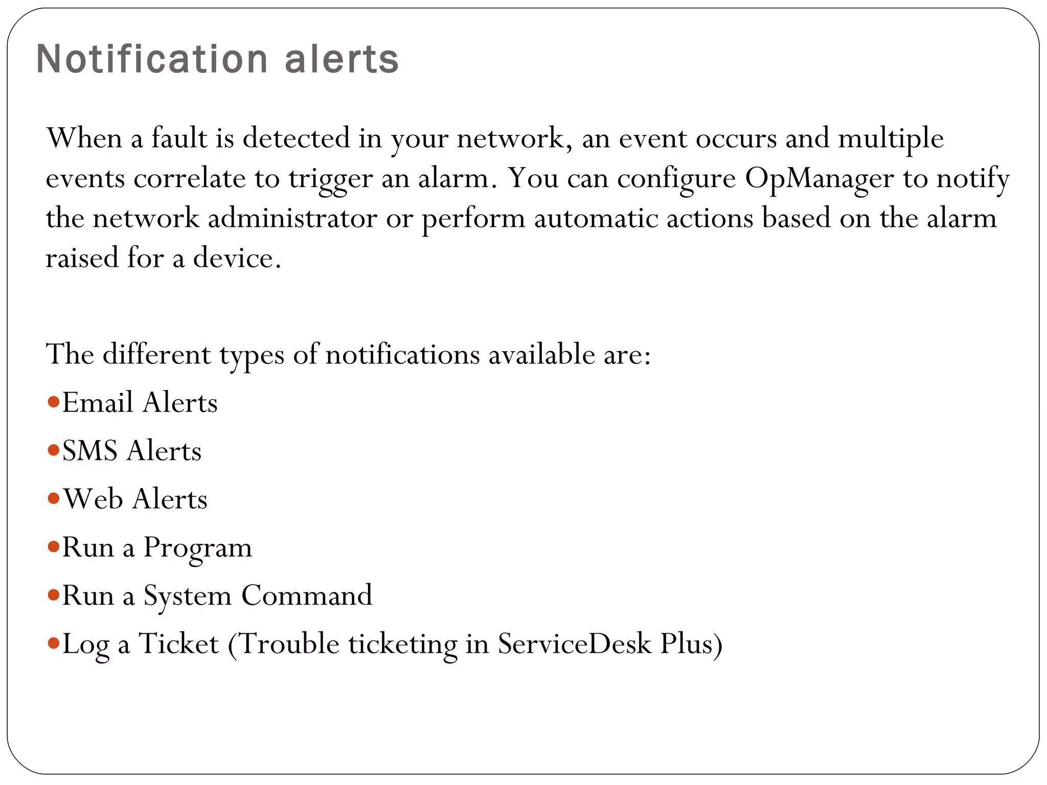Proof of Concept Guide for ManageEngine OpManager | PPT