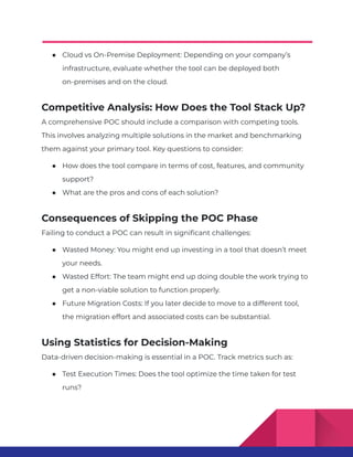 Proof of Concept (POC) in Automation Testing: A Comprehensive Guide | PDF