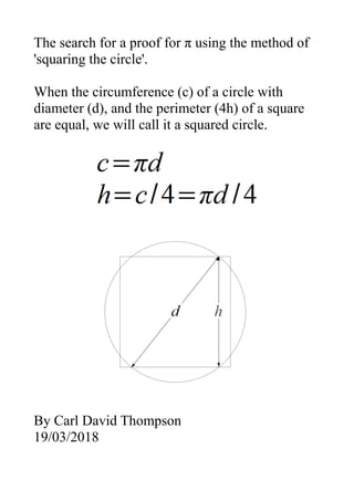 The Search for a Proof of Pi - Volume 2 | PDF