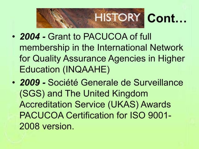 Proof of Quality Assurance Through PACUCOA Accreditation | PPTX