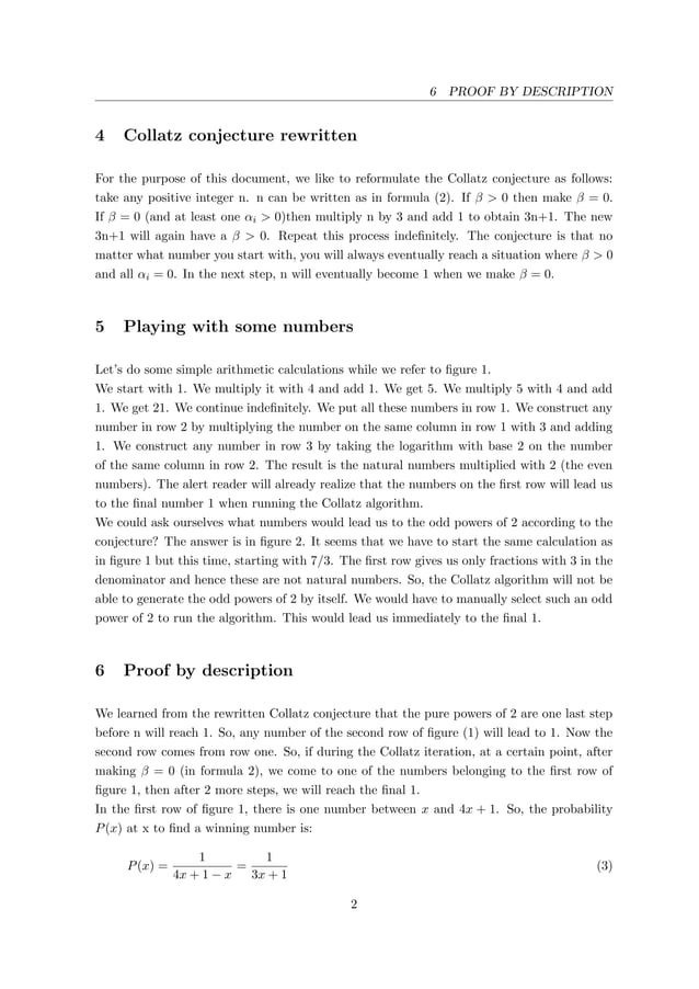 Proof of the collatz conjecture | PDF