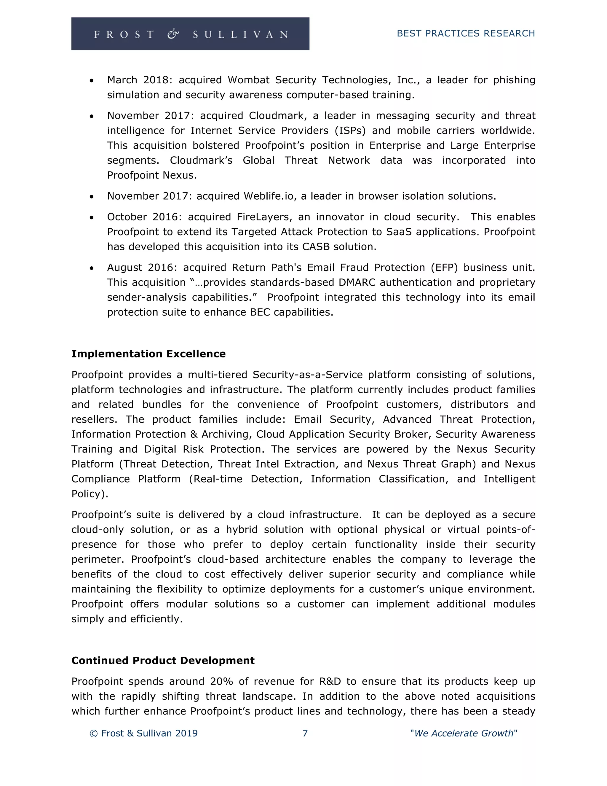 Proofpoint Email Security Award Write Up | PDF