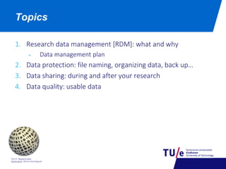 A basic course on Research data management, part 1: what and why | PPT