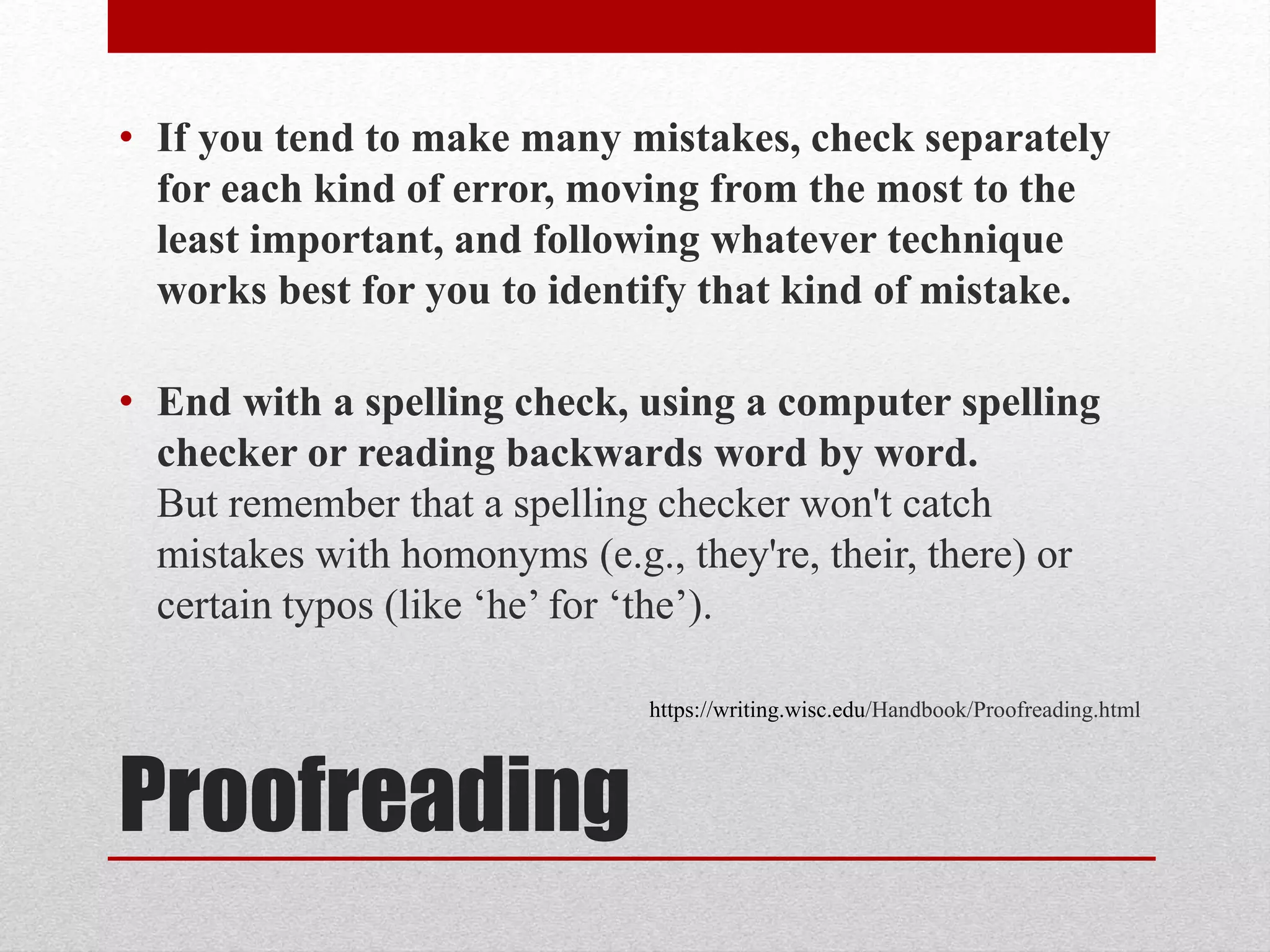 Proofreading | PPTX