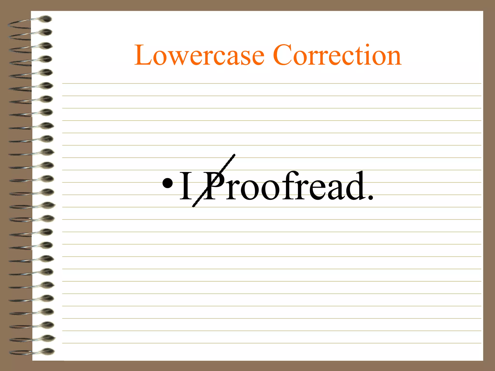 Proofreading and Editing Symbols | PPT