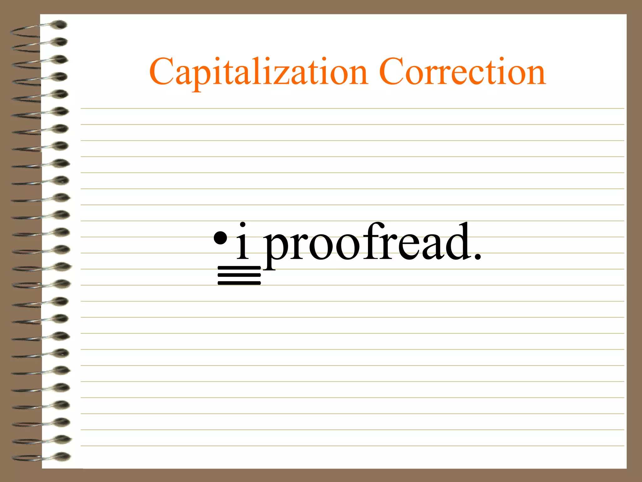Proofreading and Editing Symbols | PPT