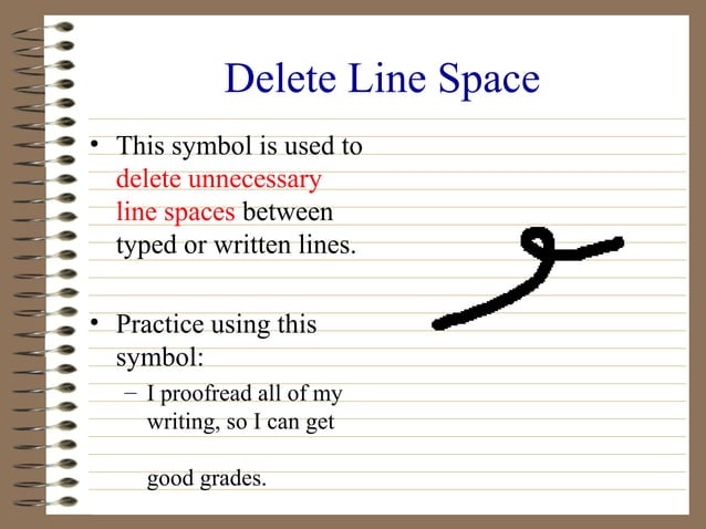 Proofreading and Editing Symbols | PPT