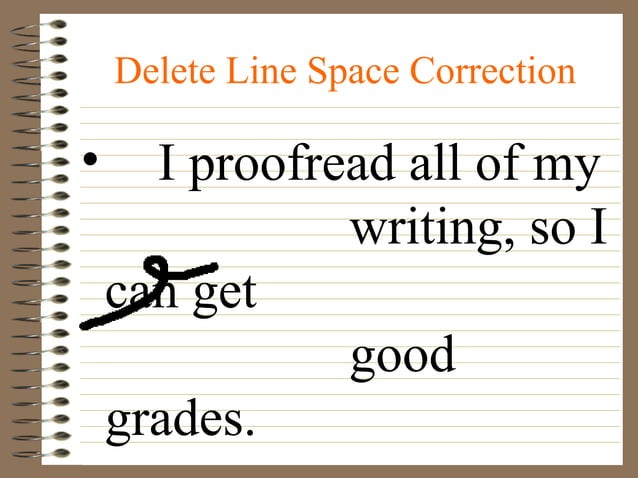 Proofreading and Editing Symbols | PPT