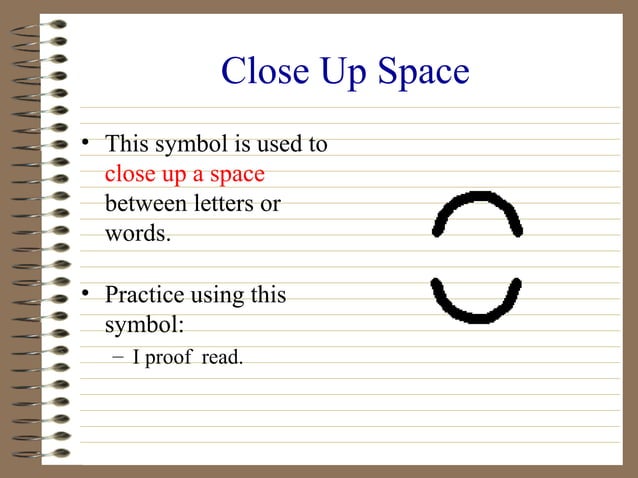 Proofreading and Editing Symbols | PPT