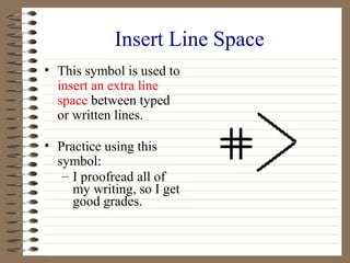 Proofreading and Editing Symbols | PPT