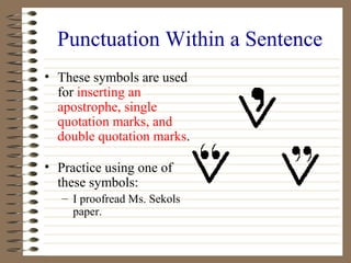 Punctuation Correction Marks