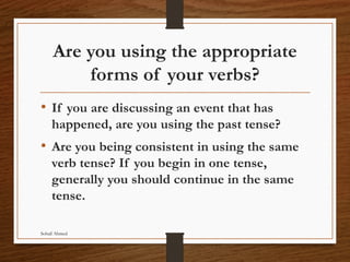 Proof reading, editing and revising by sohail ahmed | PDF