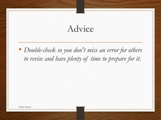 Proof reading, editing and revising by sohail ahmed | PDF