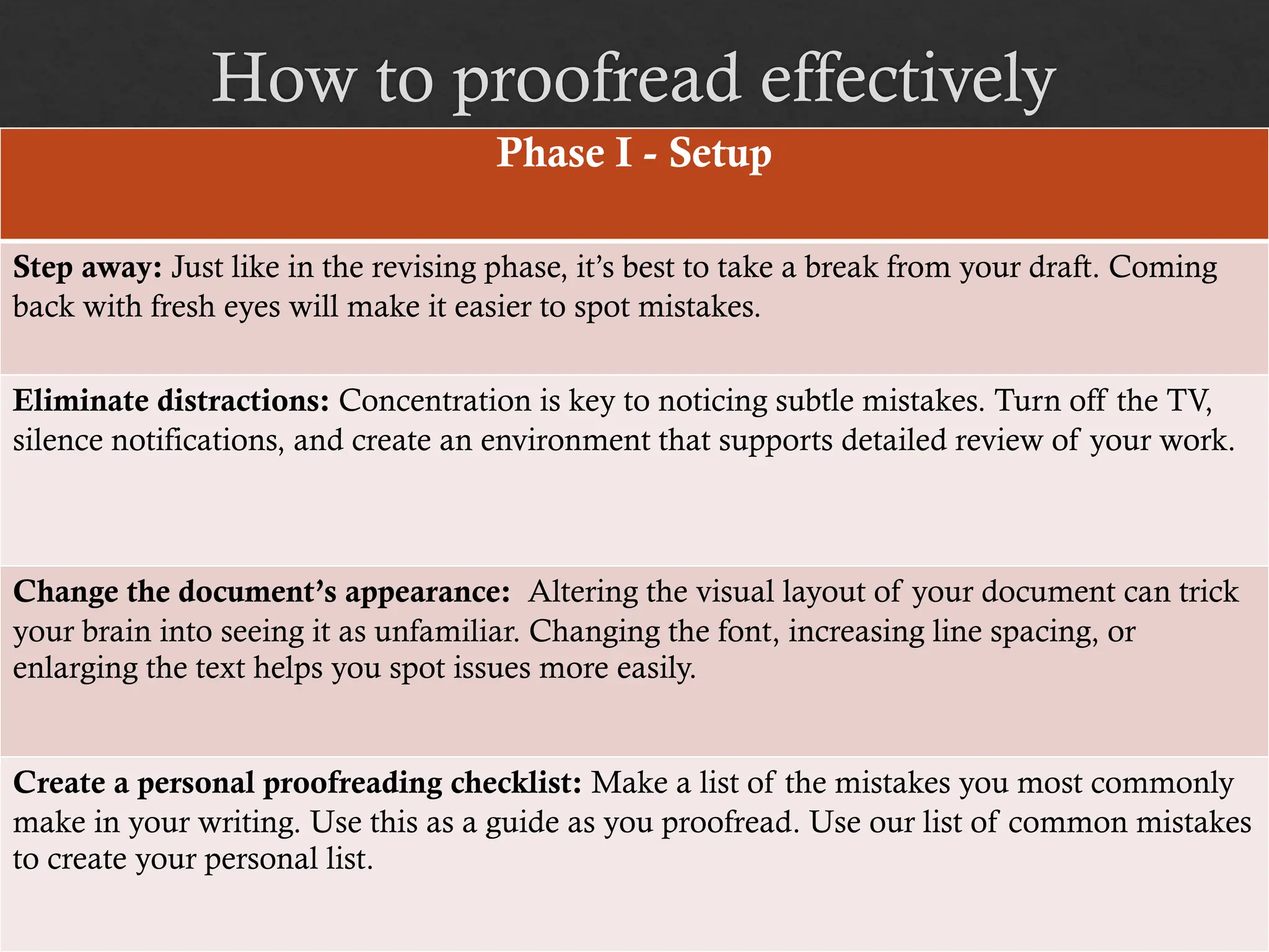 Proofreading & Editing Skills ppt slides | PPTX