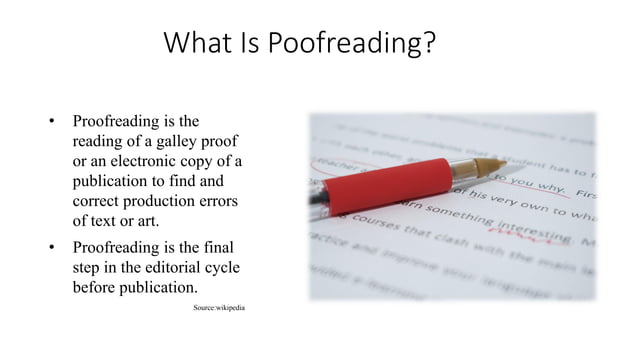 Proofreading In Just 7 Simple Steps | PPT