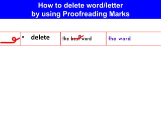 Proof reading marks | PDF | Desktop Publishing | Computer Software and ...