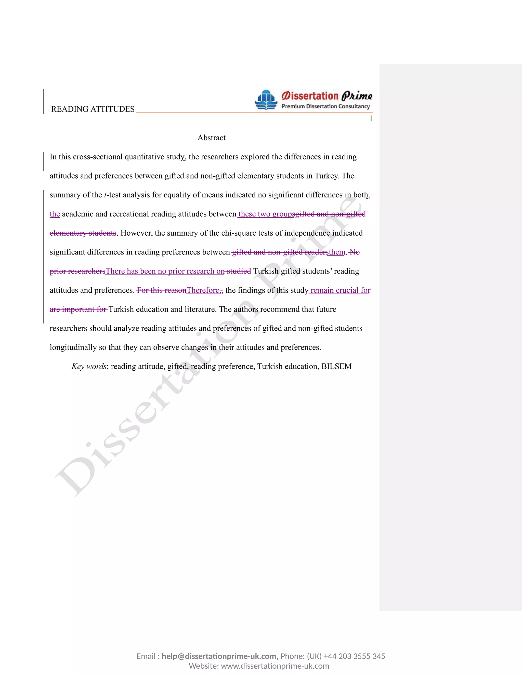 Proofreading Sample | PDF | Educational Assessment | Education