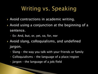 Proofreading, Sentence structure, & Self Editing | PPT