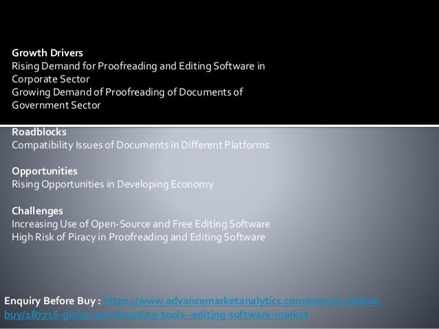 PROOFREADING TOOLS & EDITING SOFTWARE | PPTX