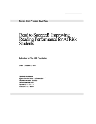 Proof resources grant1 | PDF