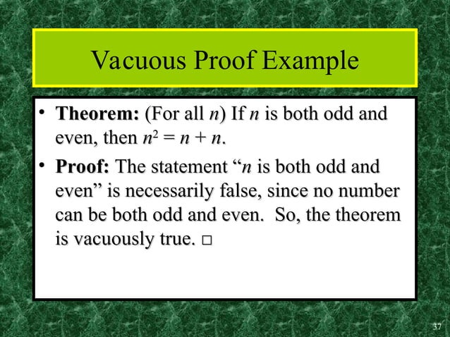 Basic proofs method Basic proofs methodd | PPT | Physics | Science