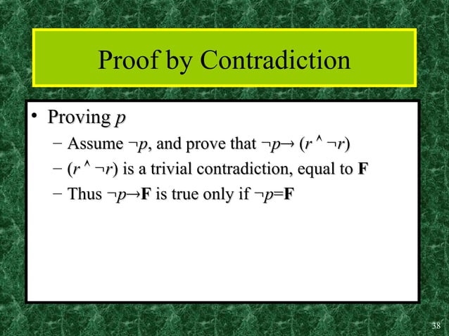 Basic proofs method Basic proofs methodd | PPT | Physics | Science