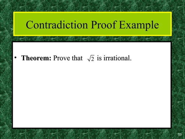 Basic proofs method Basic proofs methodd | PPT | Physics | Science