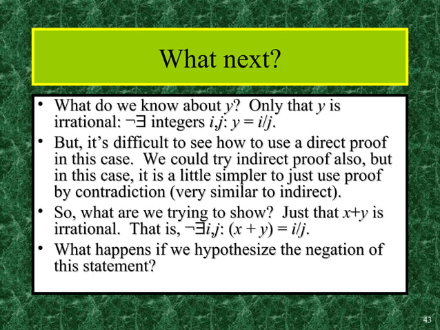 Basic proofs method Basic proofs methodd | PPT | Physics | Science
