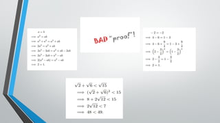 Direct Proof and Indirect proof: Meaning and examples | PPTX