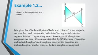 Direct Proof and Indirect proof: Meaning and examples | PPTX
