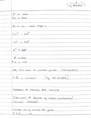 Discrete Maths: Proofs and logic | PDF