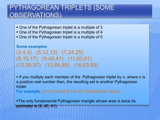 Pythagorean Theorem and its various Proofs | PPTX