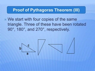 Pythagorean Theorem and its various Proofs | PPTX
