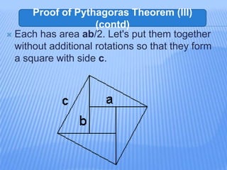 Pythagoras Theorem Proof For Class 10