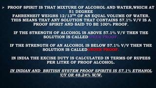 Proof spirits | PPTX