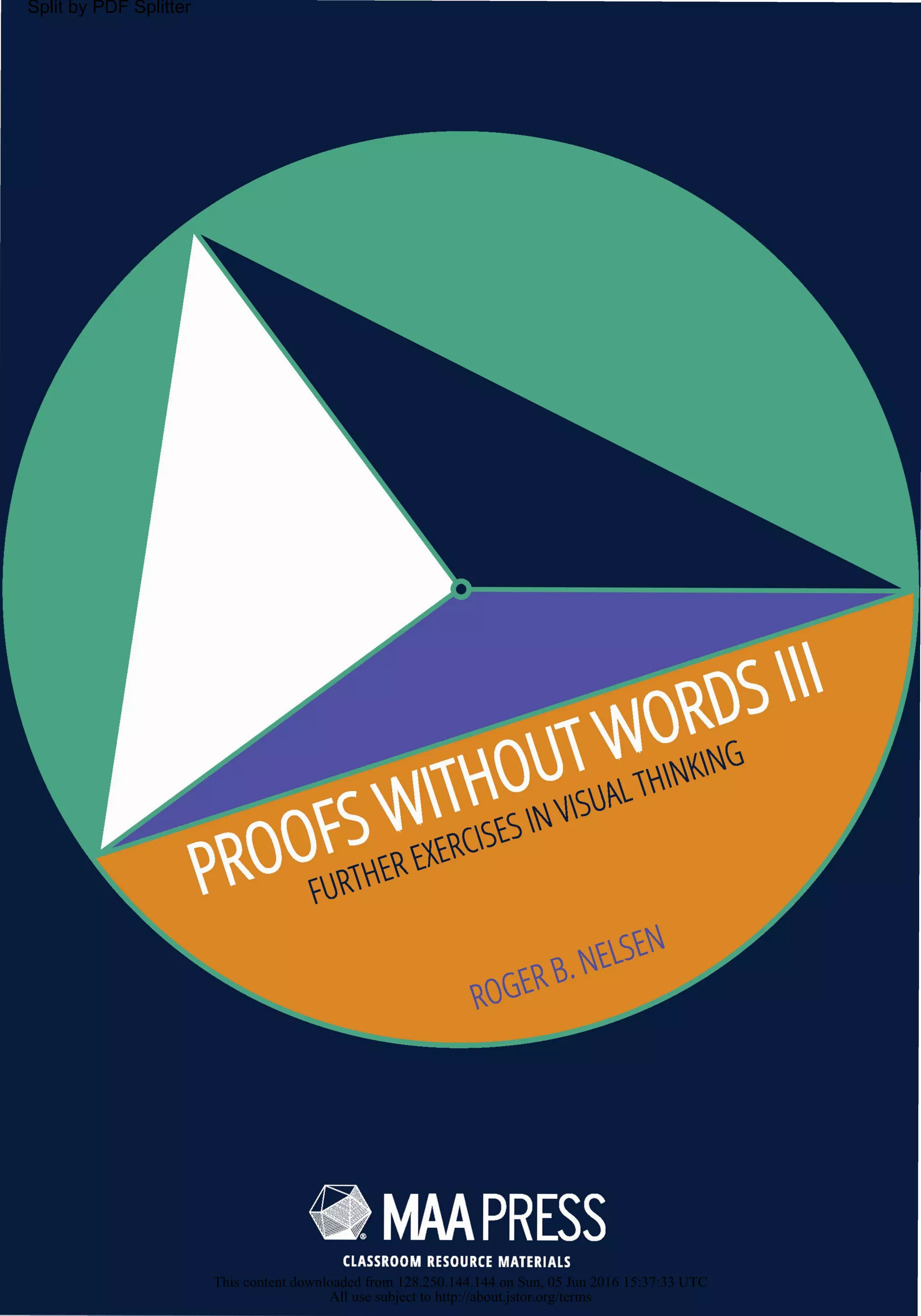 Proofs Without Words By Roger B Nelsen Pdf