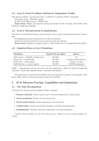 Proof Systems and AI Models in Mathematics | PDF