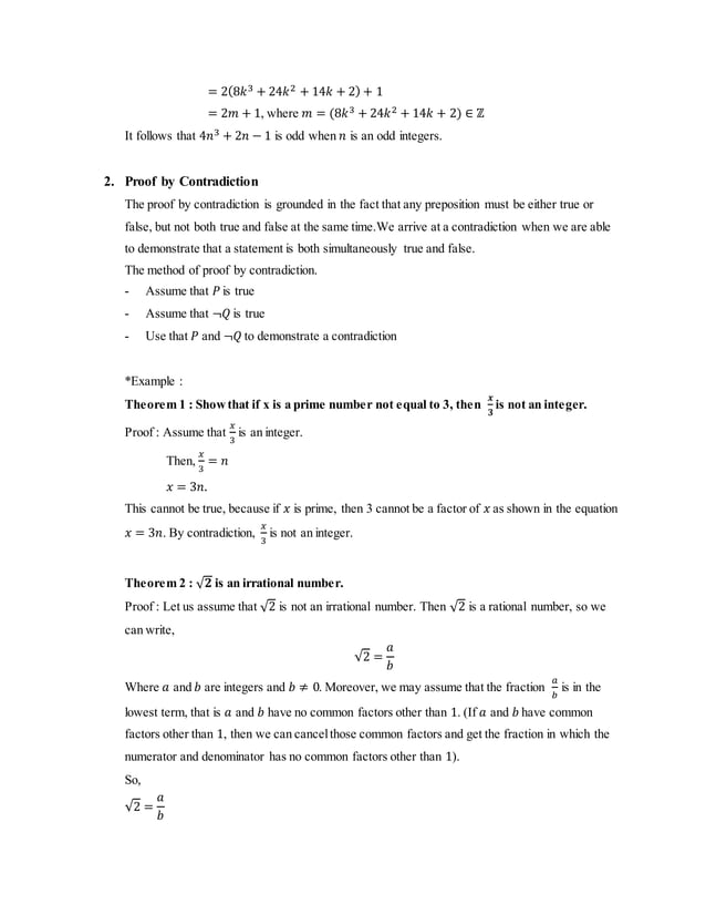 PROOF TECHNIQUES | DOCX