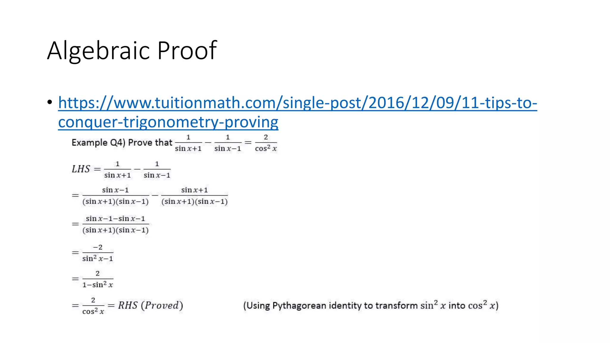 Mathematical Proof types | PPT Mathematical Proof types | PPT