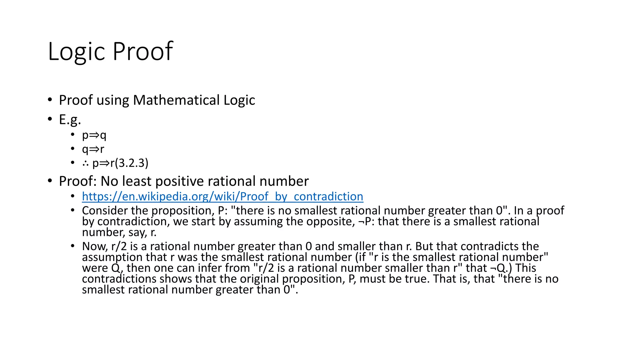 Mathematical Proof types | PPT Mathematical Proof types | PPT