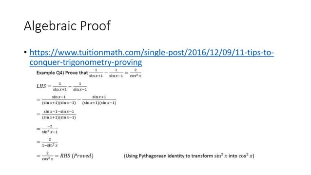 Mathematical Proof types | PPTX | Physics | Science