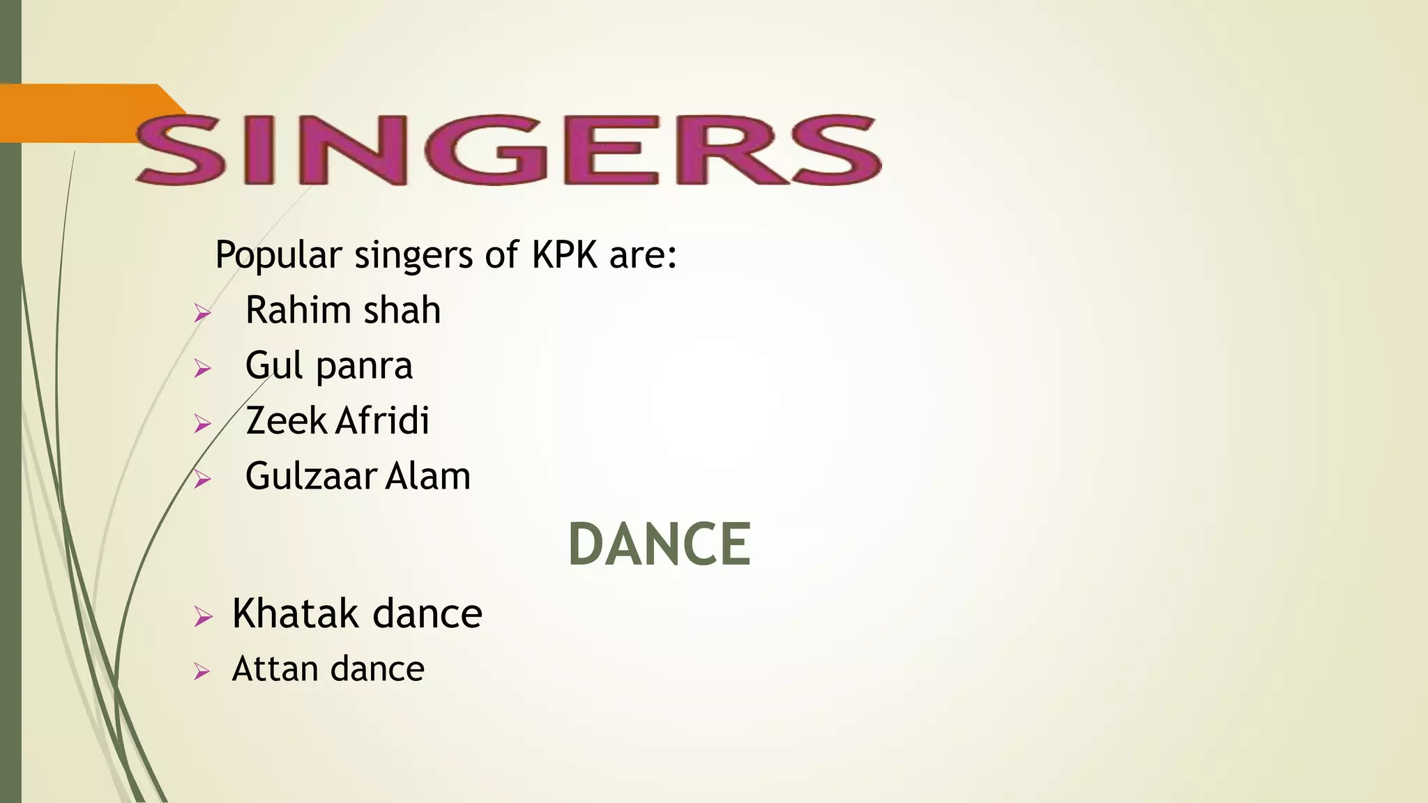 CULTURE OF PAKISTAN OF DIFFERENT PROVINCES | PPTX
