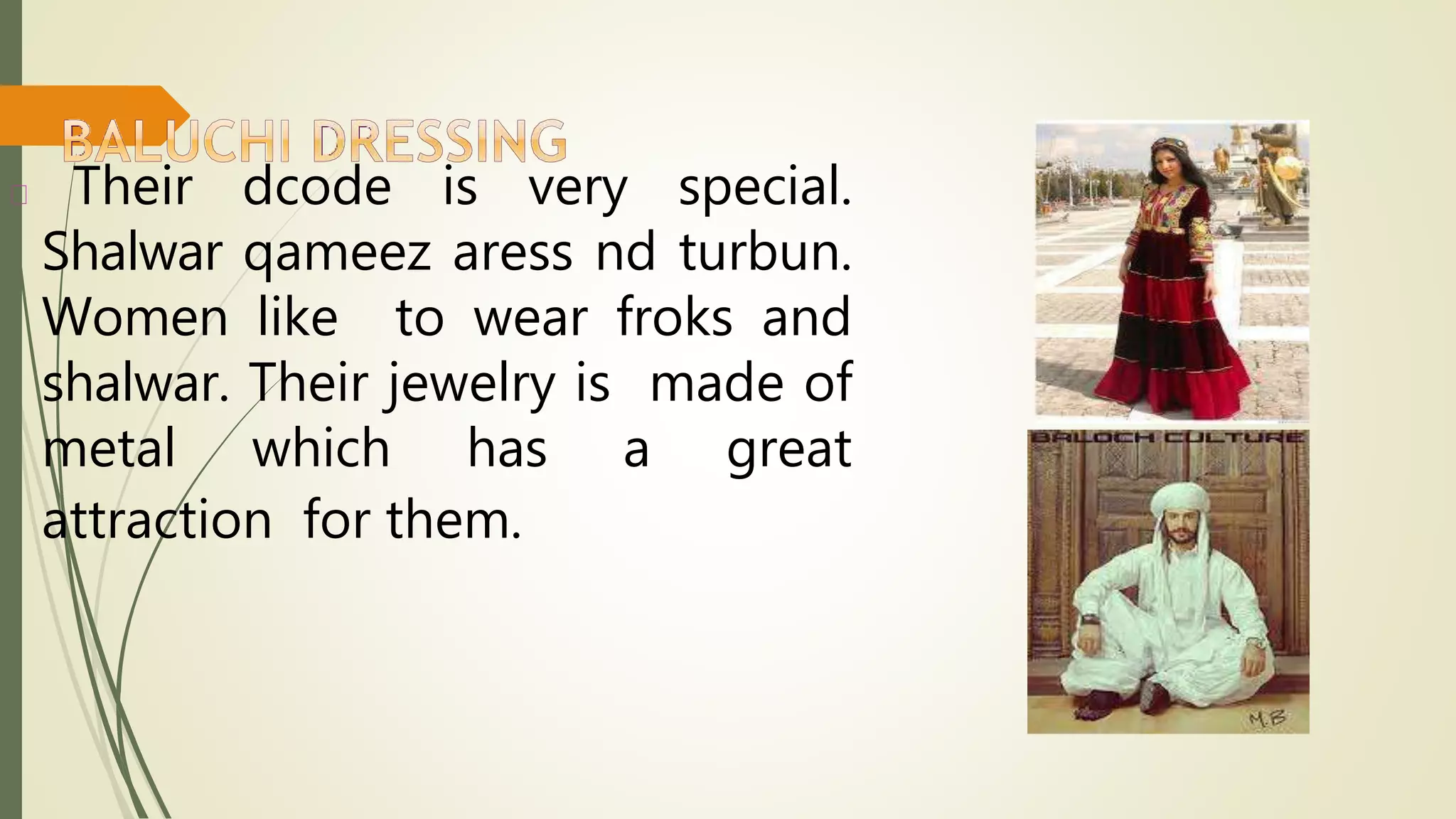 CULTURE OF PAKISTAN OF DIFFERENT PROVINCES | PPTX